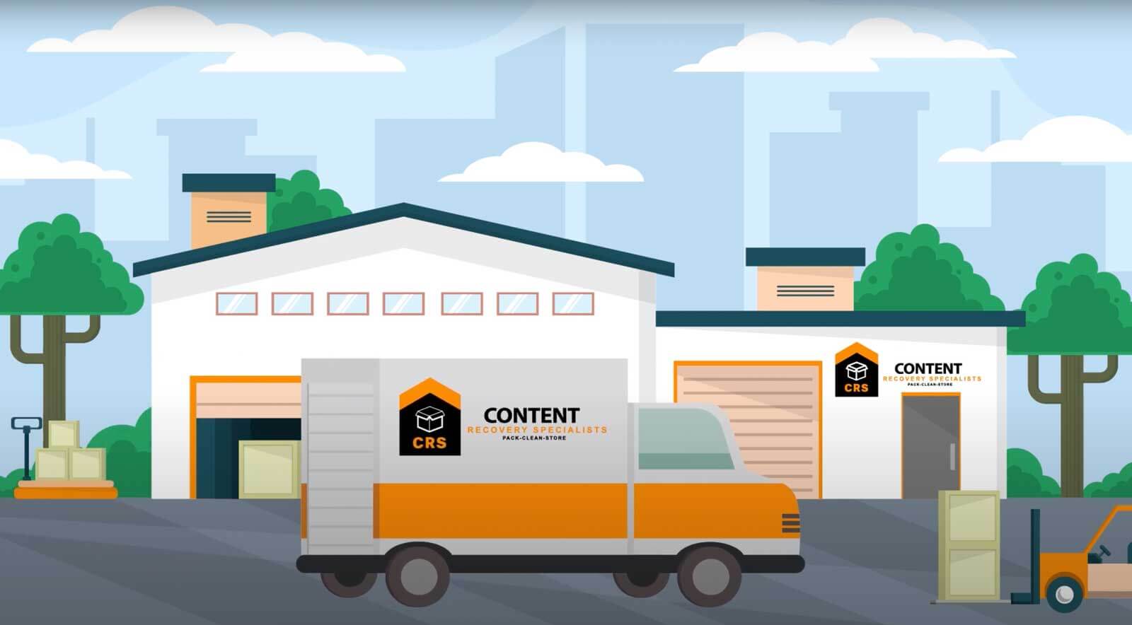 CRS Packout – Contents Restoration – Pittsburgh, PA