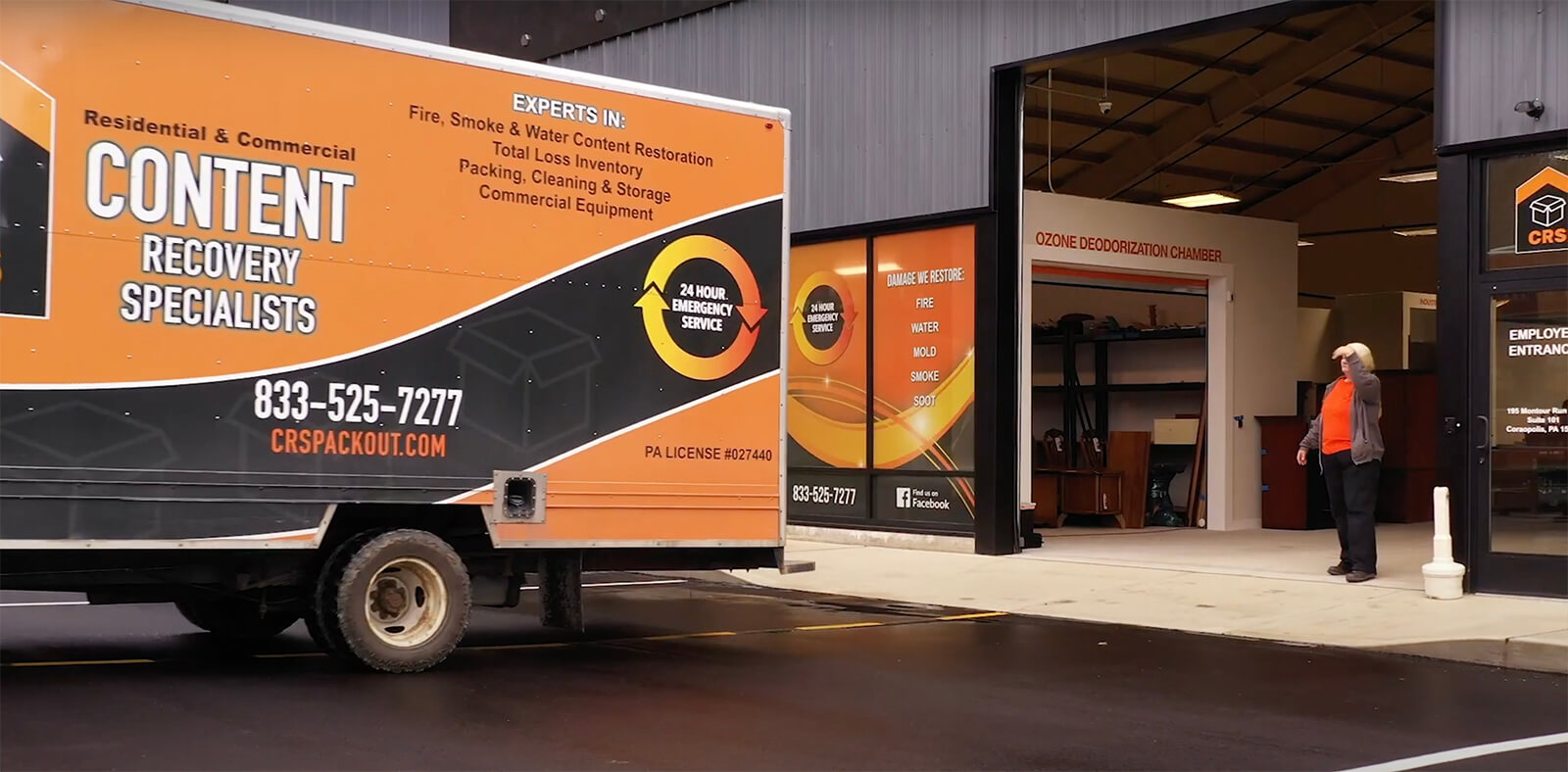 CRS Packout – Contents Restoration – Pittsburgh, PA